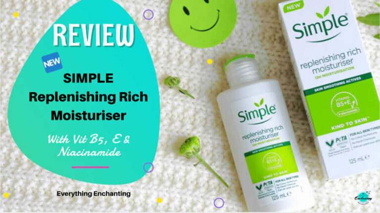 Review of NEW Simple Replenishing Rich Moisturiser with Vitamin B5, E ...